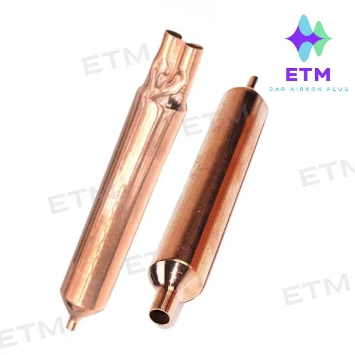 Copper Filter Drier SINGLE/DUAL Solder Bullet Strainer With Silica (1 ...