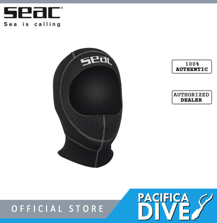 SEAC Diving Hood Standard, 3mm, Black | Lazada PH