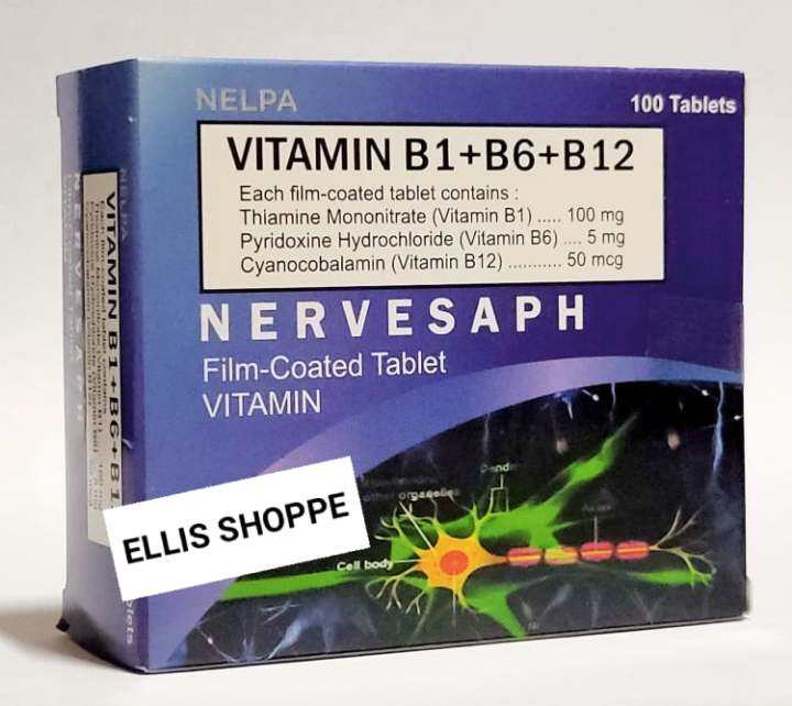 NERVESAPH Vitamin B Complex 100 Tablets/BOX | Lazada PH