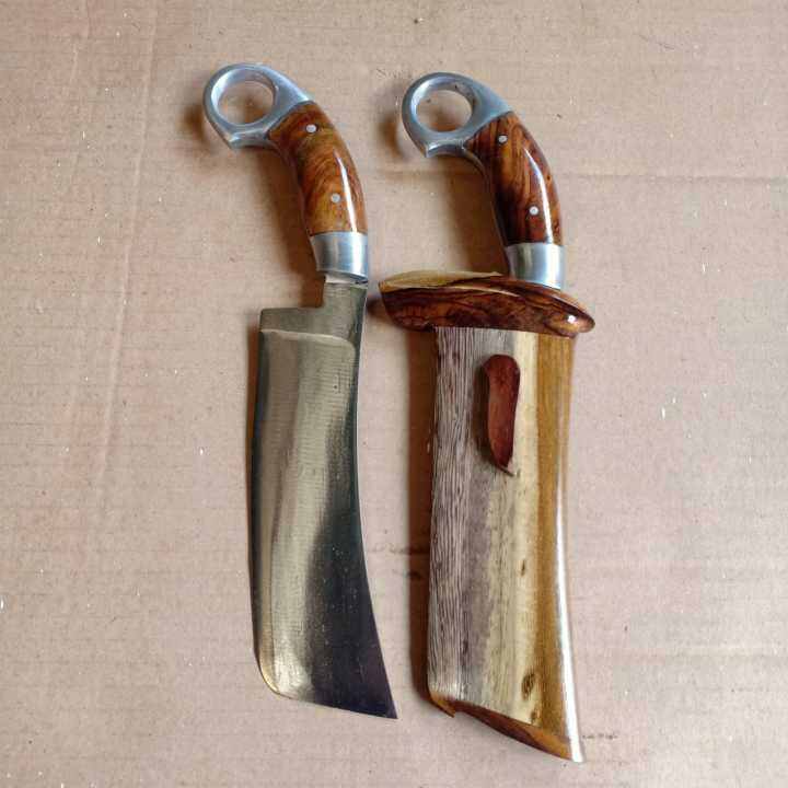 GOLOK KECIL KOPAK RAWING DURALIUM ASLI BAJA PER 1000% REALPICT | Lazada ...