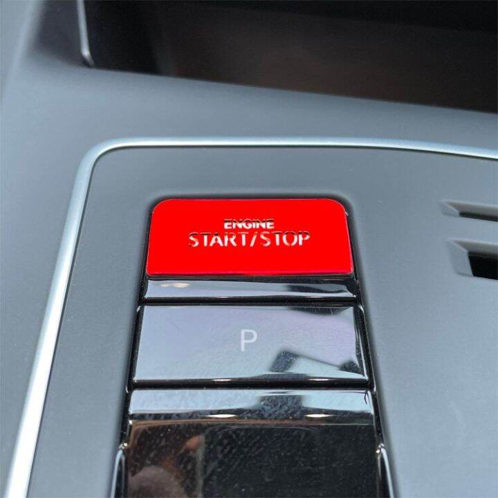 ฝาครอบสวิตช์ปุ่ม Start Stop Engine Mobil สติกเกอร์สำหรับ Volkswagen VW ...