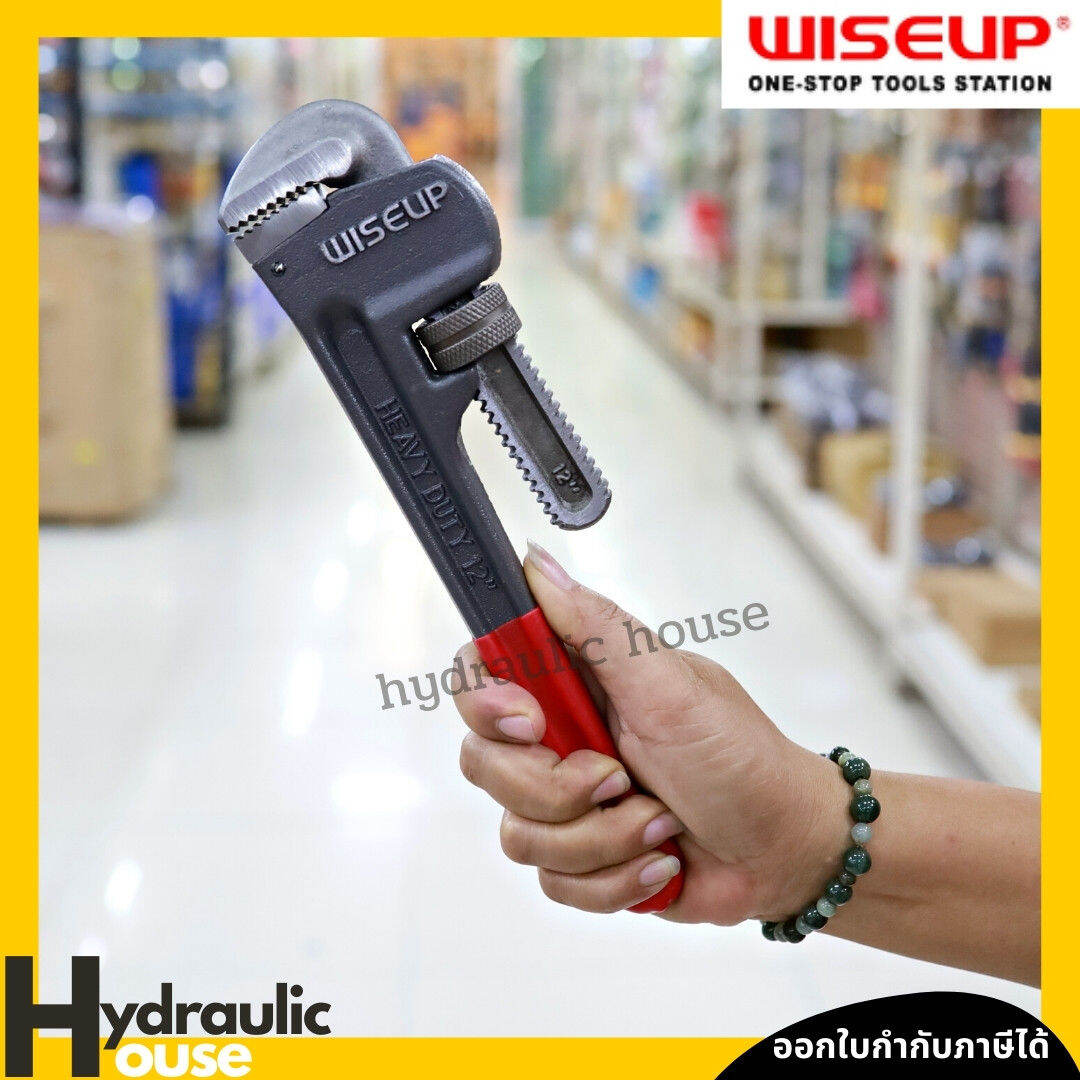 ประแจจับแป๊ปขาเดี่ยว ประแจคอม้าขาเดี่ยว 12 นิ้ว WISEUP ประแจจับท่อ | Lazada.co.th