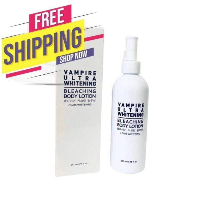 COD VAMPIRE ULTRA WHITENING BLEACHING LOTION (Made in Korea) | Lazada PH
