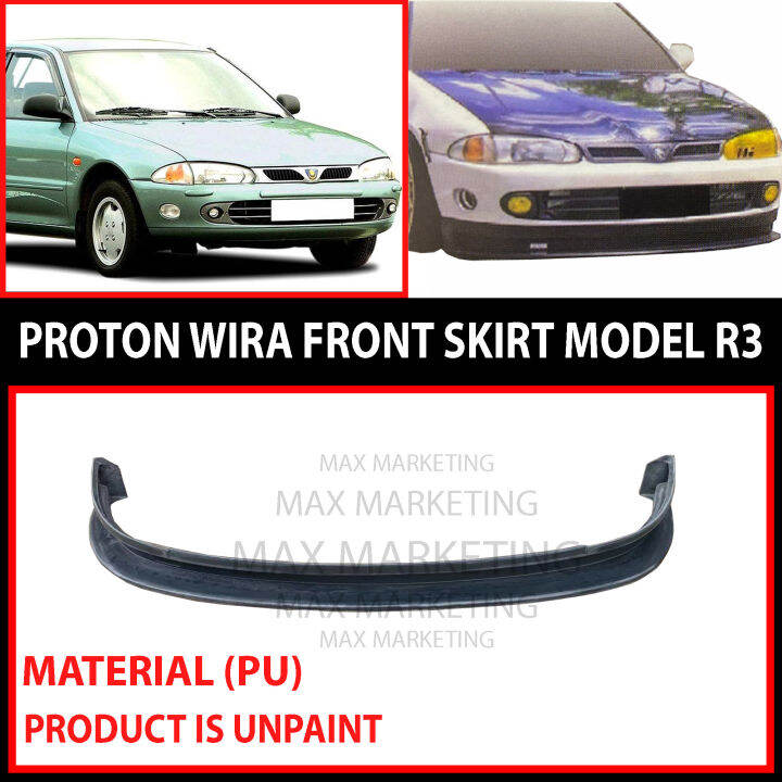 PROTON WIRA FRONT SKIRT MODEL R3 PU | Lazada
