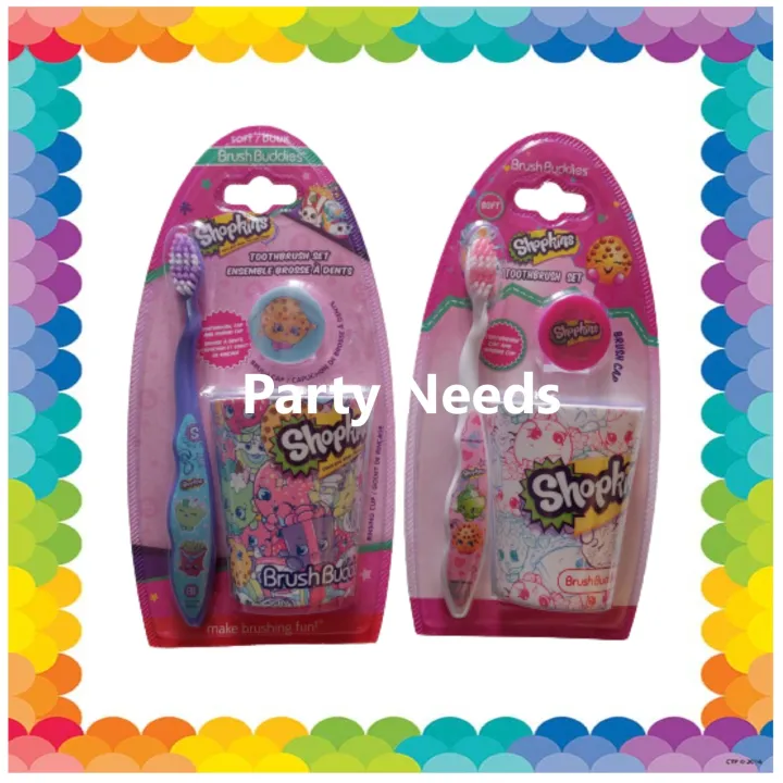 Kids Toothbrush and Cup Gift Set Hot Pink/White | Lazada PH