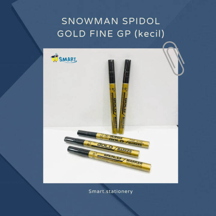 SNOWMAN SPIDOL GOLD FINE GP KECIL | Lazada Indonesia