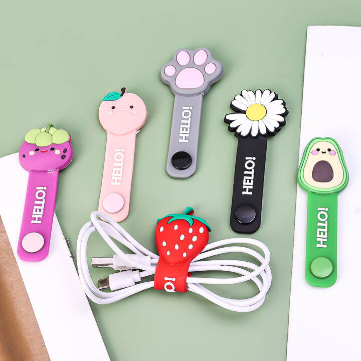 Creative Cartoon Fruit Cute Cable Winder Cable Organizer | Lazada PH