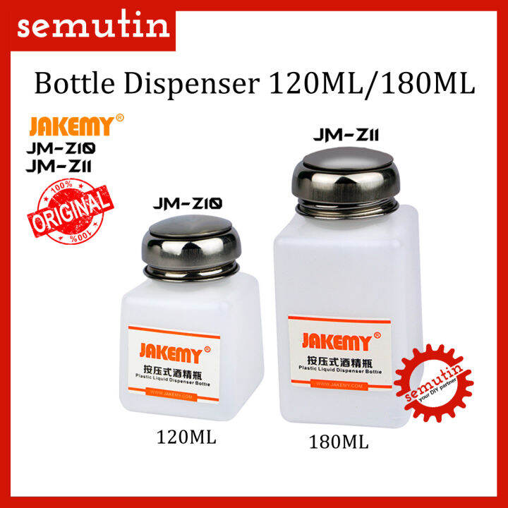 Botol Tinner 120ML/180ML JAKEMY JM-Z10/JM-Z11 ORIGINAL / Alcohol Bottle Dispenser | Lazada Indonesia