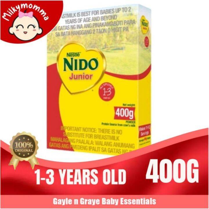 Nido Jr. 400g. 1-3yrs old 【COD】 | Lazada PH