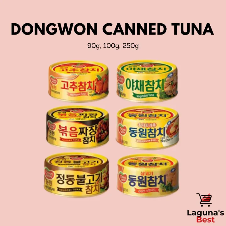 Dongwon Tuna 90, 100g, 250 g -Vegetables, Light Standard, Hot Pepper, Double Hot Pepper, Kimchi ...