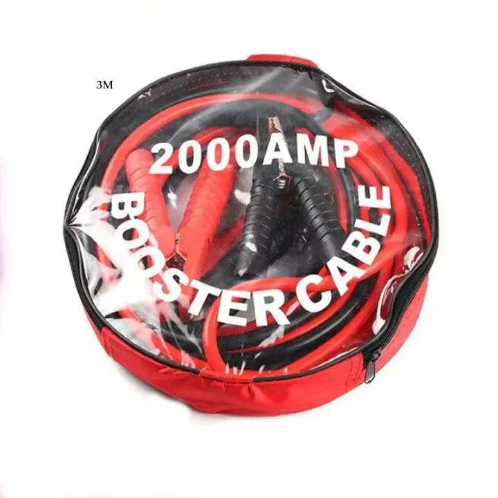 3M 2000AMP Car Battery Jump Cable Booster Cable Emergency Terminals ...