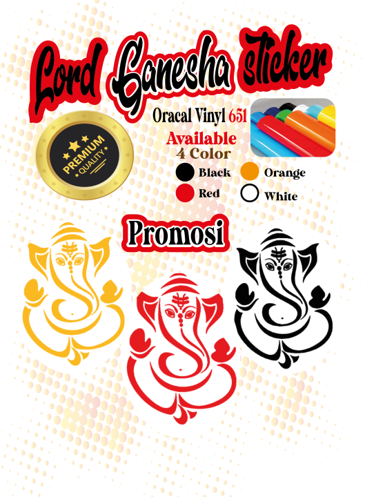 *Ready Stock* Lord Ganesha/Vinayagar sticker/Oracle 651/ Car,Lorry,Bas ...