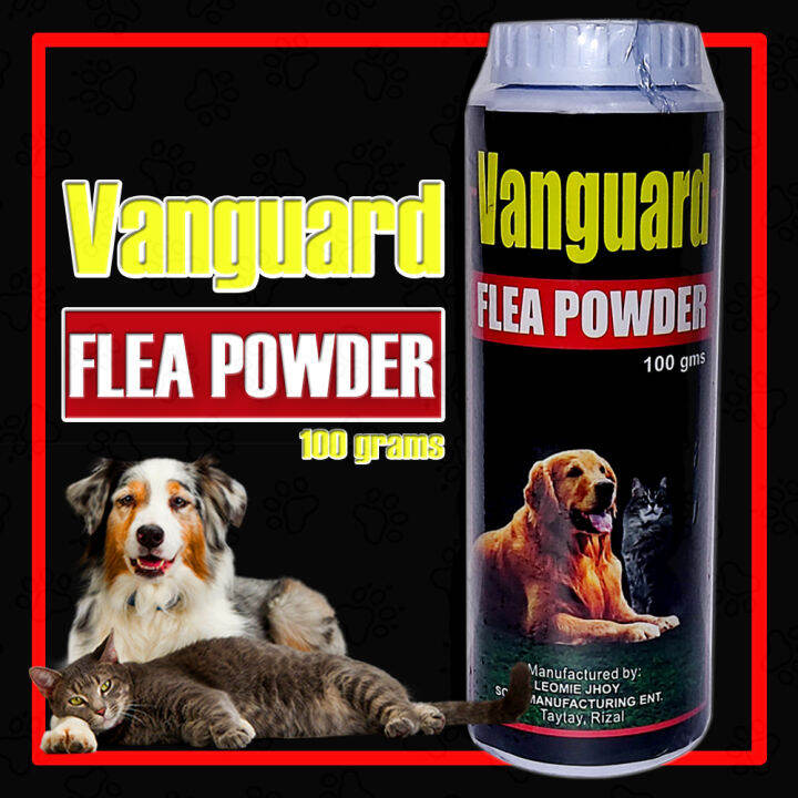 Vanguard Flea Powder for Dog and Cat Pets-100grams | Lazada PH
