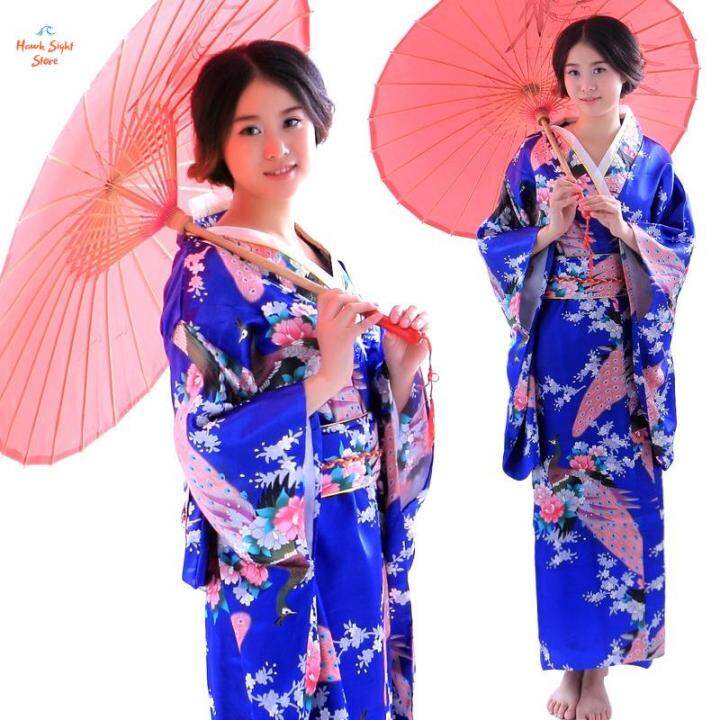 【Hawk&Sight】 Japanese Ladies Traditional Kimono Formal Costume cosplay ...