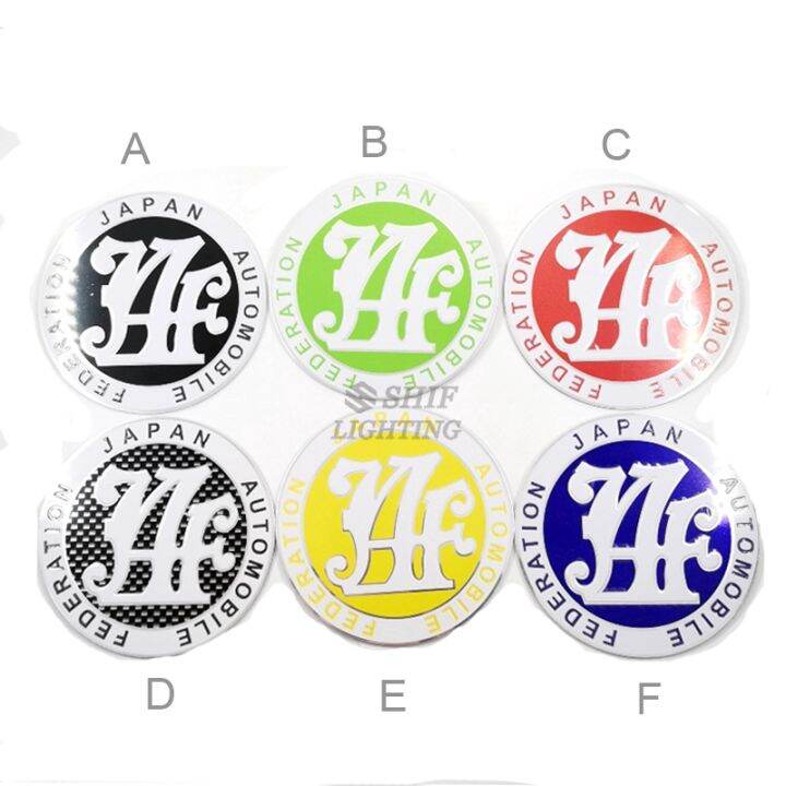 1 X 90mm Big JAF JAPAN AUTOMOBILE FEDERATION Car Auto Motor Emblem ...