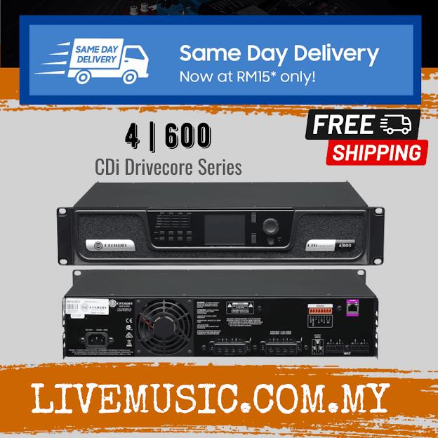 Crown CDi 4|600 4-Channel DriveCore Series Power Amplifier ( CDi-4|600 ...