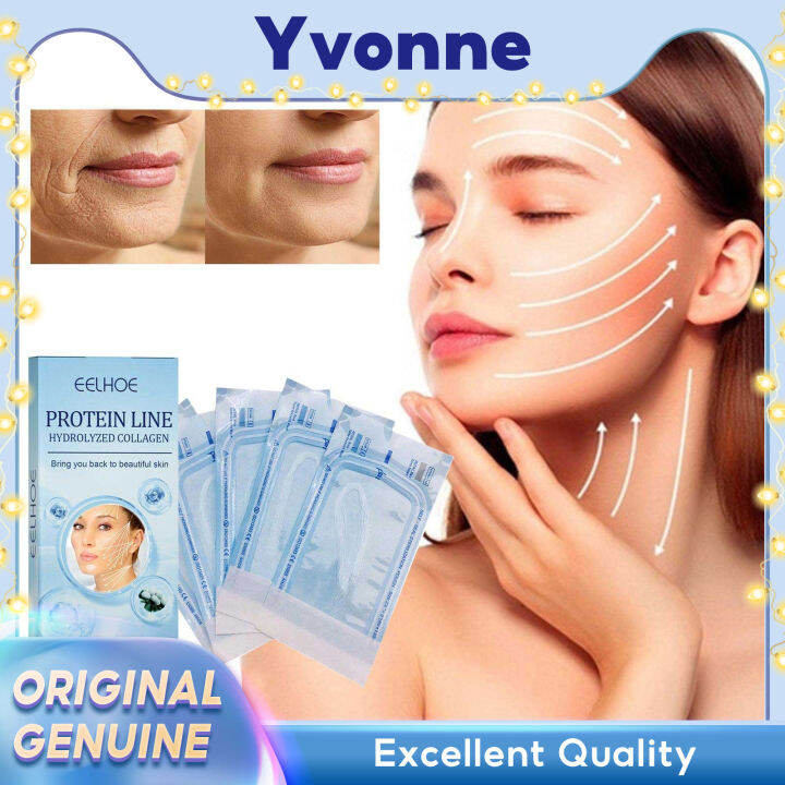 EELHOE Protein Lifting Line Face Lifting No Needle Gold Protein Line ...