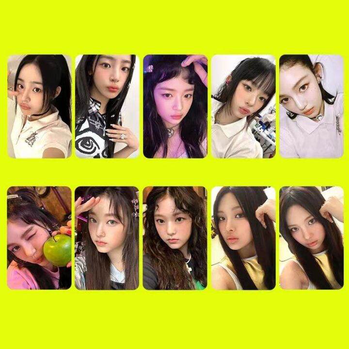Newjeans อัลบั้ม GetUp Weverse PhotoCards Danielelle Haerin Hanni Minji Hyein WVS Lomo การ์ด10 ...