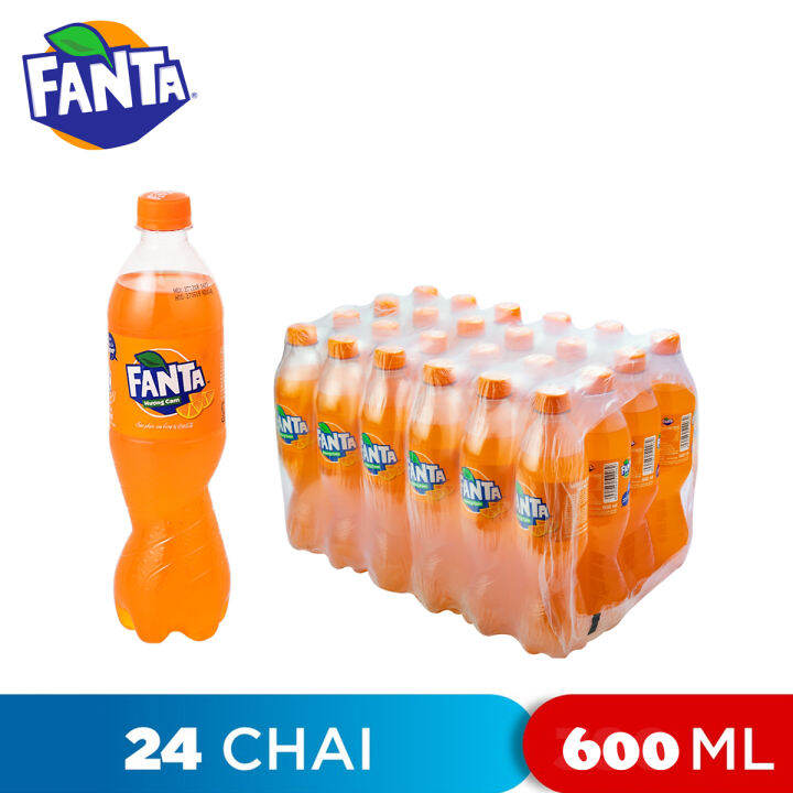 THÙNG 24 CHAI NƯỚC NGỌT HƯƠNG CAM FANTA 600ML | Lazada.vn