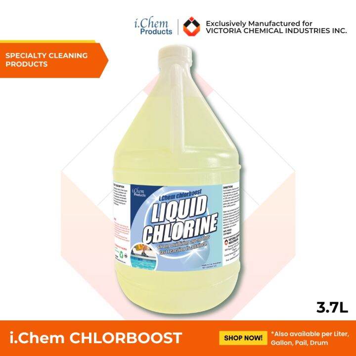 LIQUID CHLORINE 1 GALLON (WATER CLEANER, POOL CLEANER, CLEANING ...
