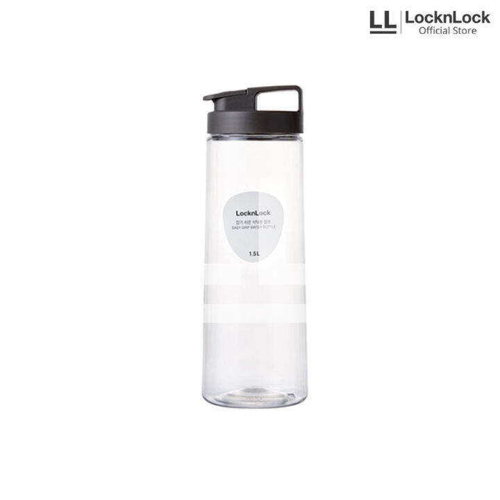 LocknLock Botol Air Minum Easy Grip Water Bottle 1.5L HAP814GRY- Grey ...