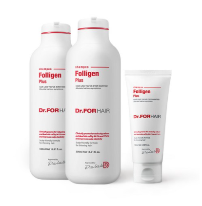 Dr. For Hair Polygen Plus Shampoo 500ml x 2p + 100ml | Lazada Singapore