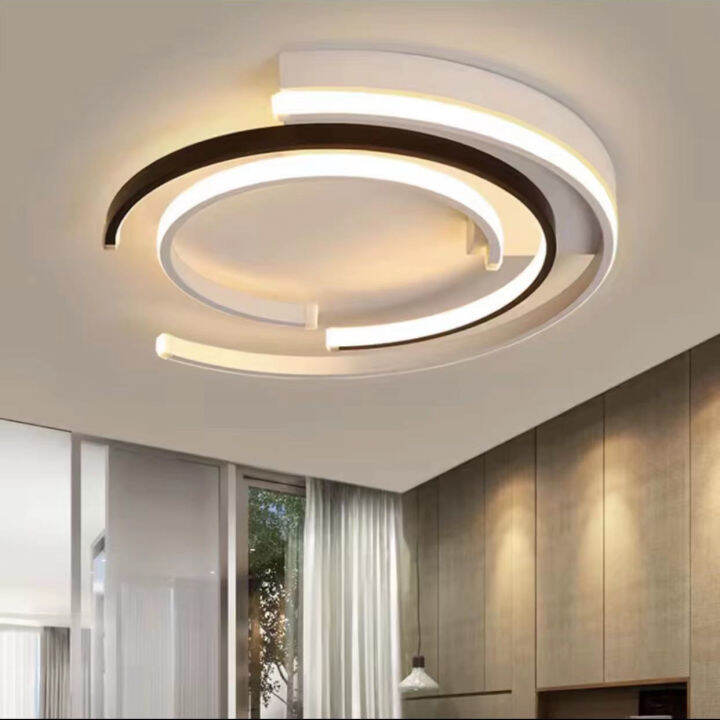 Bedroom Lamp Dim Light Design For Ceiling Black& White Ceiling Light ...