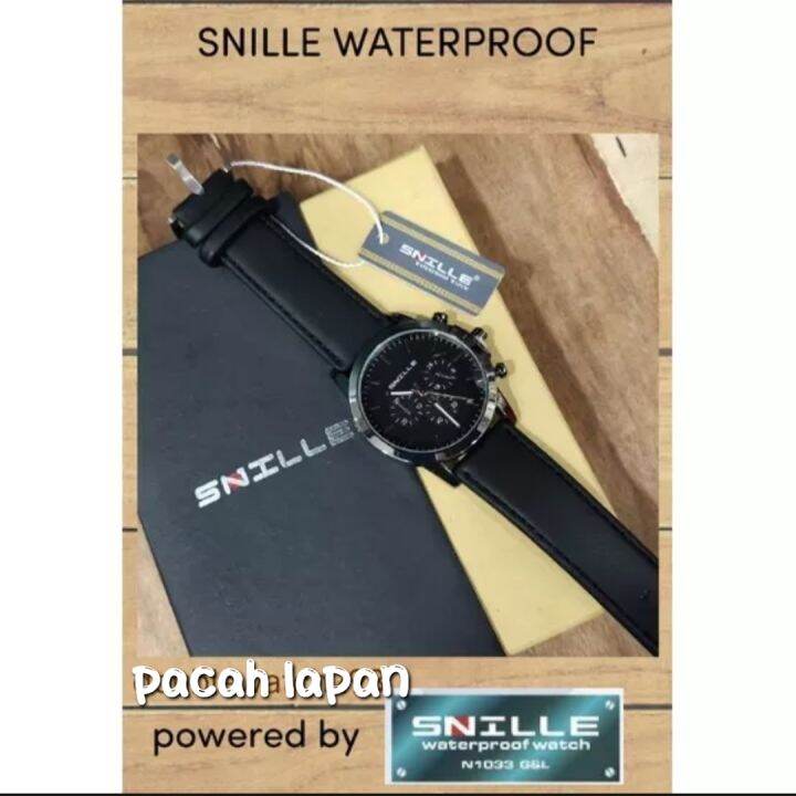 SNILLE Jam Tangan Pria Original Waterproof Watch Jam Tangan Pria Tali ...