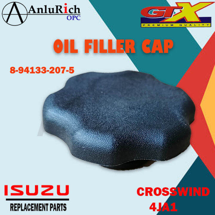 OIL FILLER CAP ISUZU CROSSWIND 4JA1 GTX PART NO: 8-94133-207-5 | Lazada PH