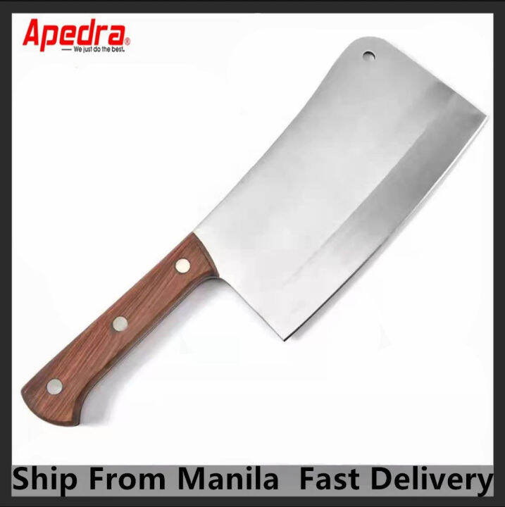 7inch Stainless Steel Chopping Knife with Woode Handle | Lazada PH