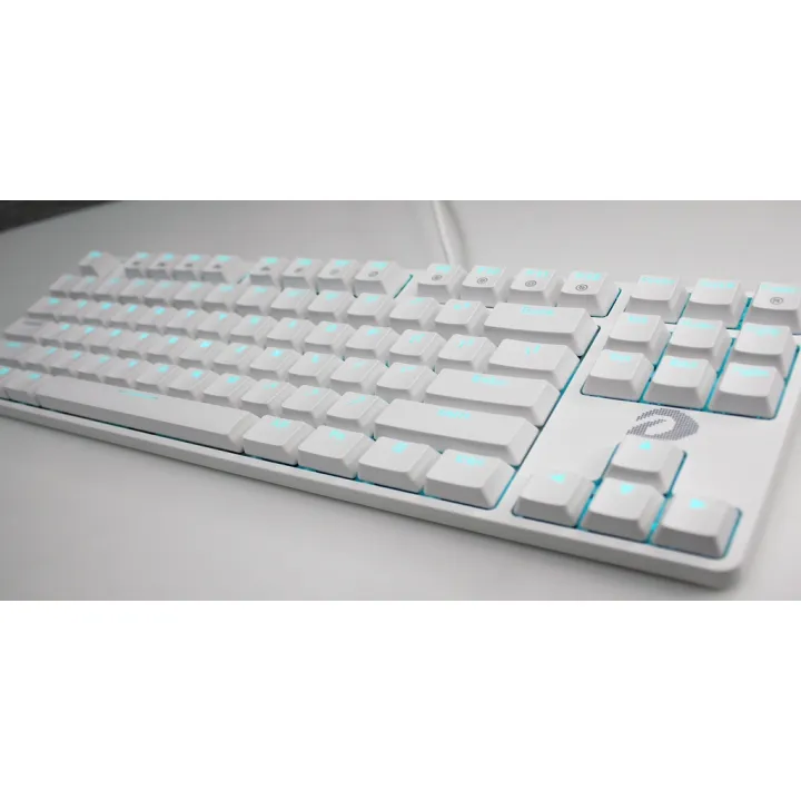 Dareu Ek87 Glory Artic White Mechanical Keyboard TKl Blue / Red Switch ...