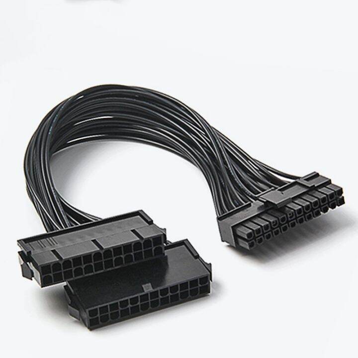 Computer PC BTC Mining Two Dual Power Supplies Synchronous Start 24PIN ...