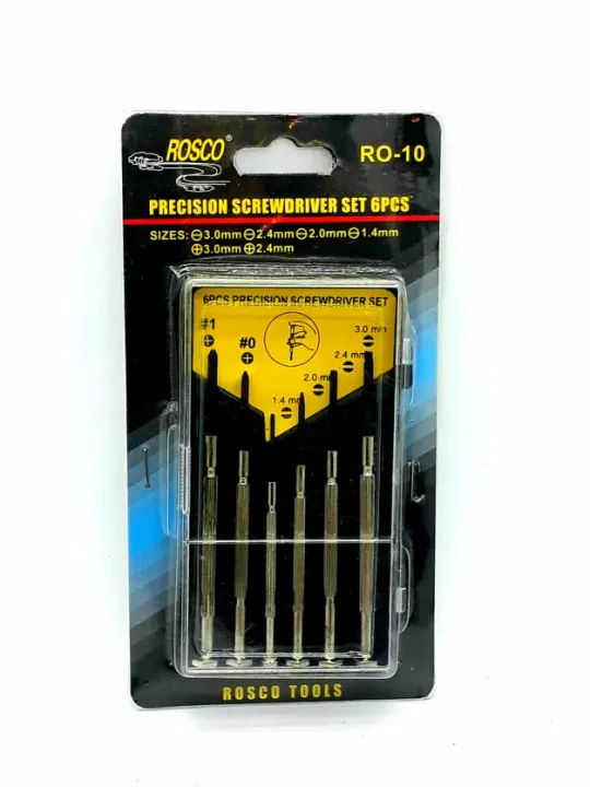 ROSCO PRECISION SCREWDRIVER SET 6PCS | Lazada PH
