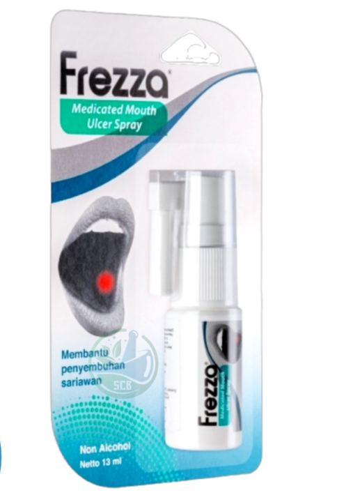 Mouthspray Frezza Medicated Mouth Ulcer 13mL - Spray Mouthspray ...