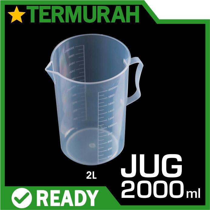 gelas takar 2 liter 2liter takaran air plastik plastic measuring cup ...