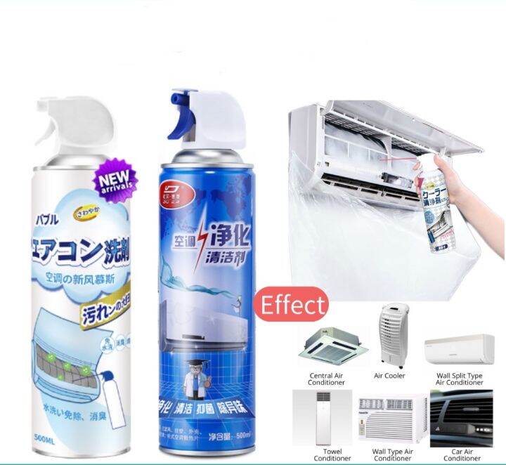 Air-Cond Cleaner Bubble Air Conditioner Coil Cleaner Aircond Cleaning ...