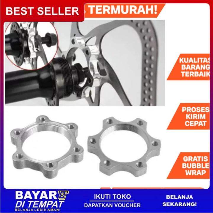Adaptor Rotor Sepeda 44MM Aluminum Adaptor Disc Brake Alloy Rem Cakram ...