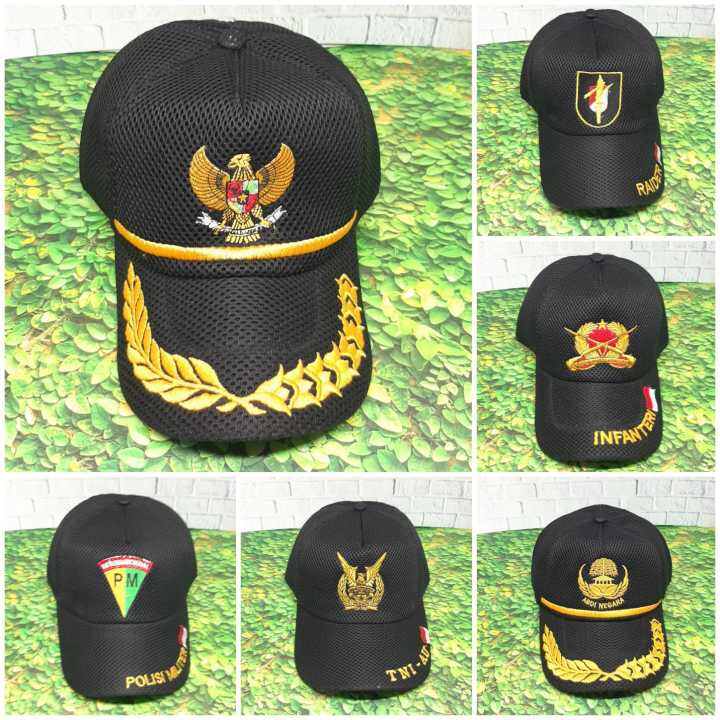 COD TOPI DOUBLE MESS PADI KAPAS TOPI KORPRI TOPI GARUDA TOPI TNI TOPI ...