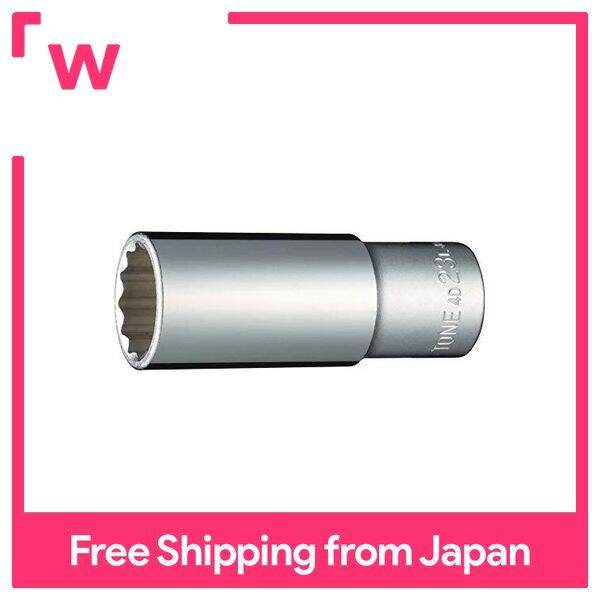 TONE Deep socket (12 square) HP4D-23L Insert angle 12.7mm(1/2) Two side ...