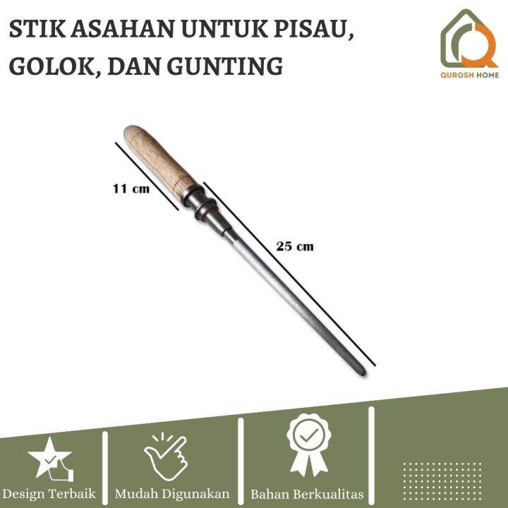 Qurosh Home Stik asahan honning bar ungkalan pisau golok kristal ...