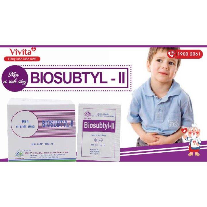 Men vi sinh Biosubtyl II H/25 gói | Lazada.vn