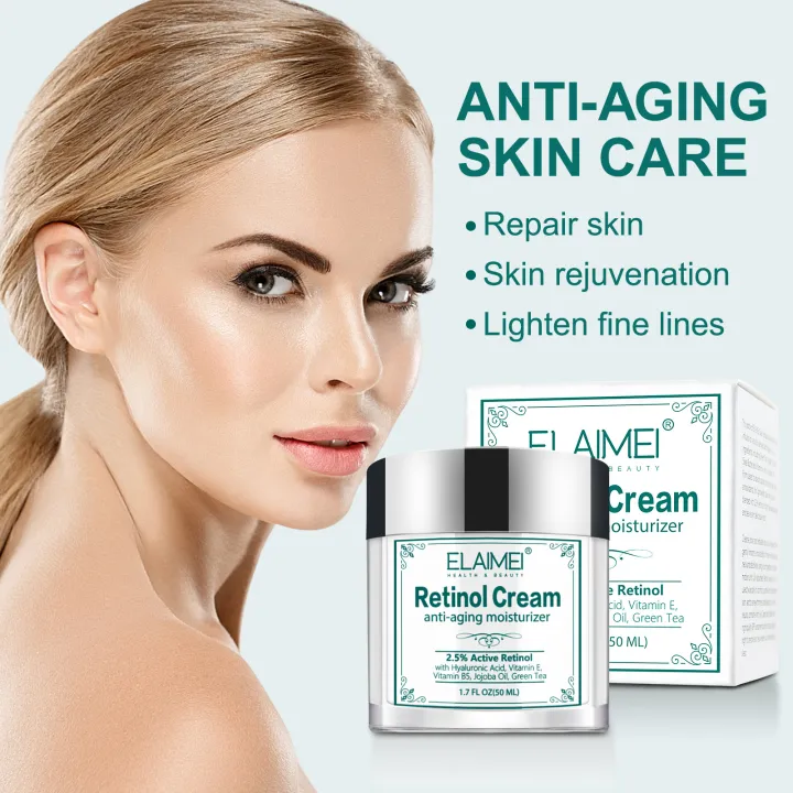 Flavonol hyaluronic acid vitamin A anti-wrinkle cream hydrating ...