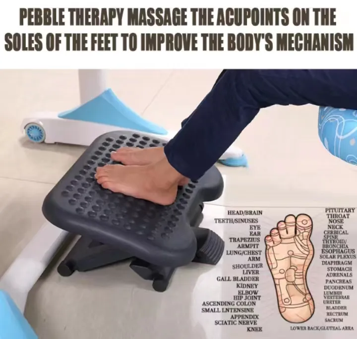 GLTY SALE Ergonomic Foot Rest Adjustable Ergonomic Under Desk Foot ...