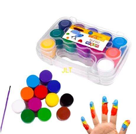 JLT 12 Colors Acrylic / Poster Paint With Case | Lazada PH