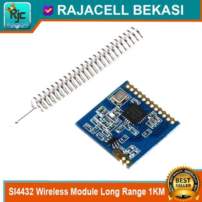 SI4432 Wireless Module Long Range 1KM 1000Meter 240-960Mhz 433 868Mhz | Lazada Indonesia