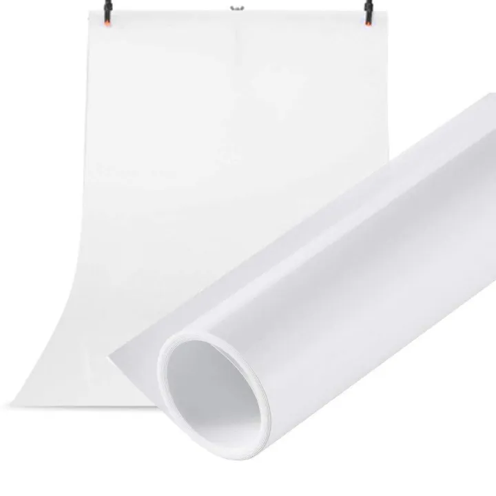 Selens 100X200CM 40X80INCH Photography Backdrop Paper Matte PVC Vinyl Seamless Background White ...