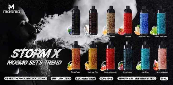 Storm X Mosmo (6000 Puffs) Disposable Rechargeable | Lazada PH