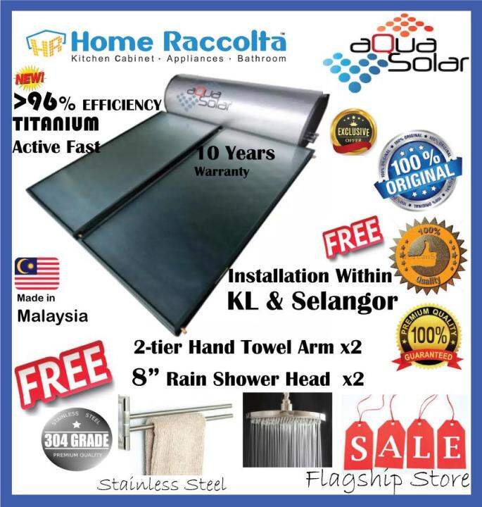 Aqua Solar Water Heater TR66 Titanium Rigid Series Solar Panel AQUA ...