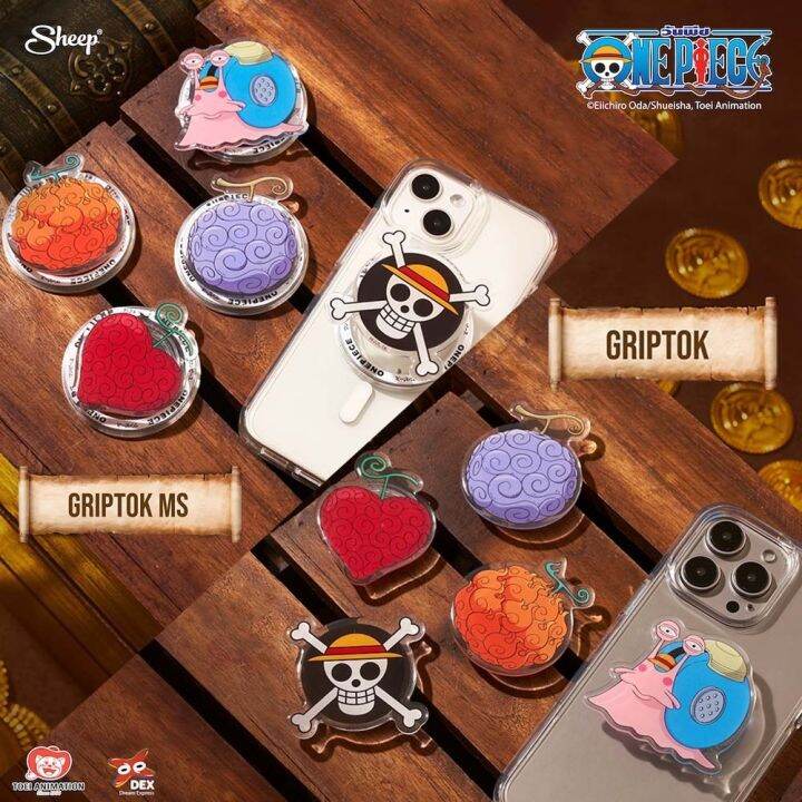 [One Piece Limited Collection ] Griptok แบบกาวและแบบแม่เหล็ก สำหรับเคสiphoneและเคสมมือถือทุกรุ่น ...