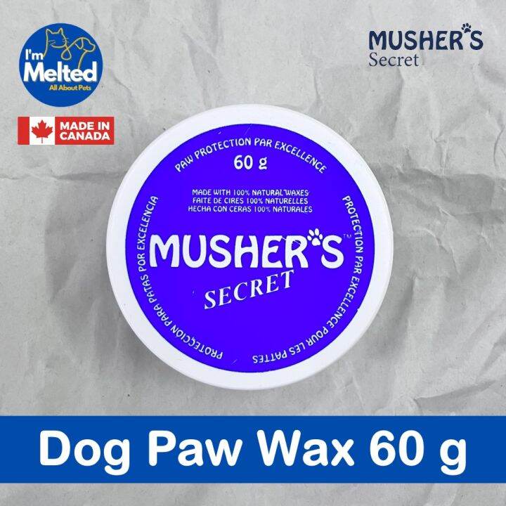 Musher's - Secret Dog Paw Wax 60 g บาล์มทาอุ้งเท้าสุนัข แมว | Lazada.co.th